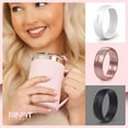 Rinfit Silicone Wedding Rings for Women - Infinity Collection - 5 Rings ...