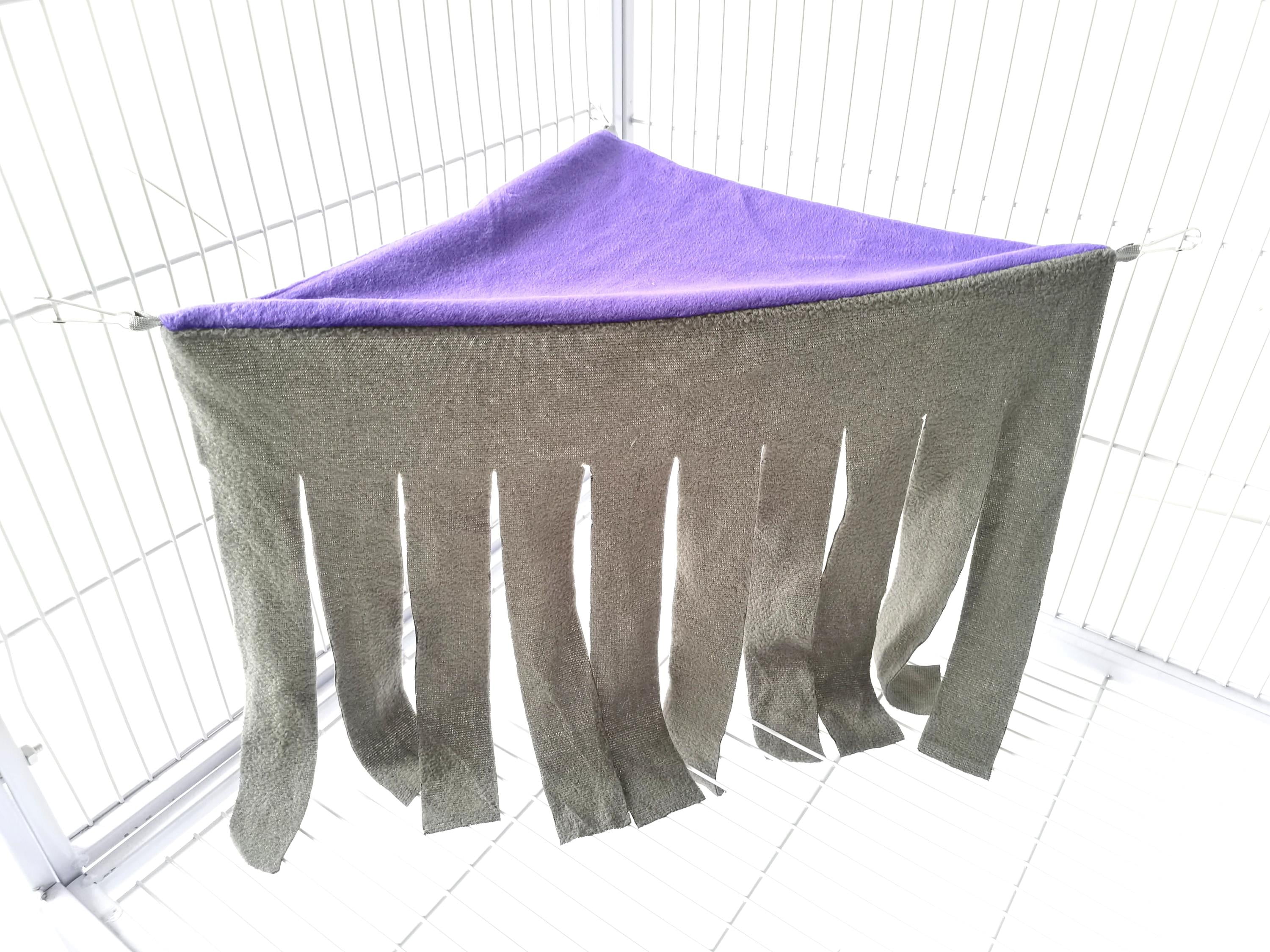 Guinea Pig Corner Hideout Small Animals Fleece Hideaway Cage ...