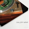"Lo-Fi Vinyl DJ" Urban Retro Canvas Art, Hip Hop Turntable & Gold Rings ...