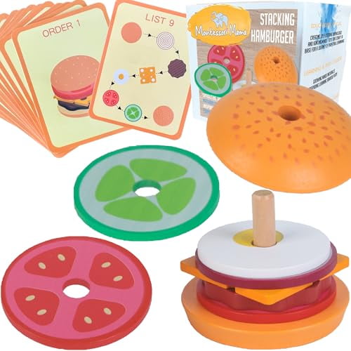 Click here for Montessori Mama Stacking Hamburger Toy  Create A B... prices