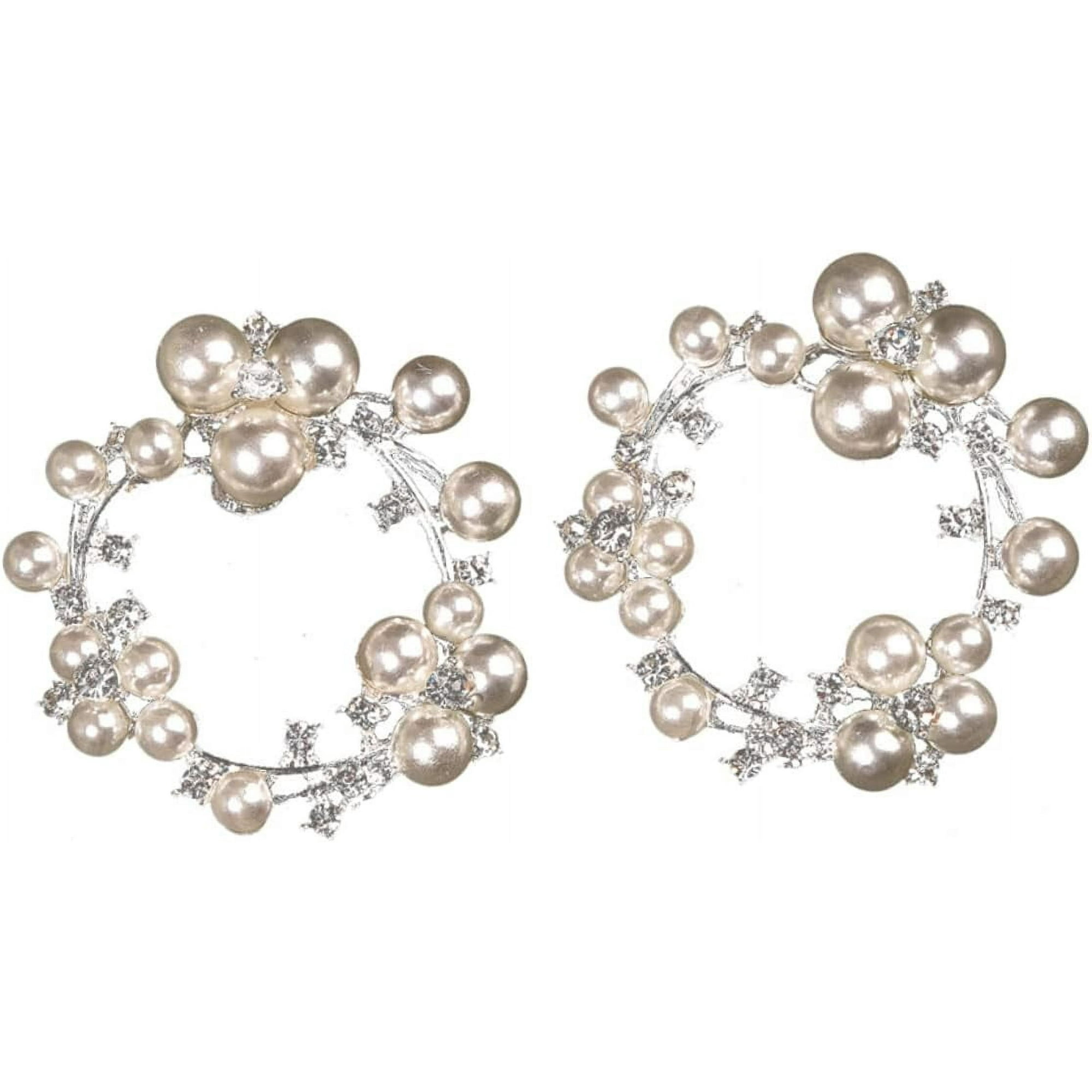 Click here for Unbranded Zoussiqi 4 Pcs Pearl Buckle Black Heels... prices