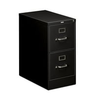 HON Metal Vertical File Cabinet, Two-Drawer, Lock & Key, 510 Series ...