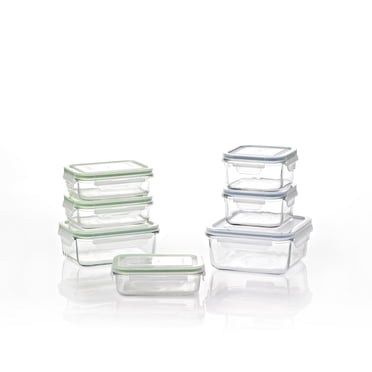 Glasslock 24pc Oven & Microwave Safe Glass Food Storage Set w/ Locking ...