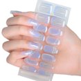 Semi Cured Gels Nails Polish Strips Gels Nails Full Wraps Strips Gels ...