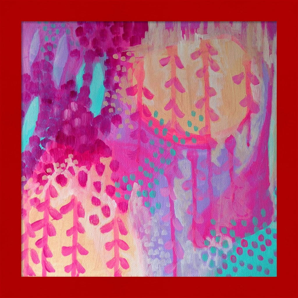 Great Art Now Color by Valerie Wieners, Framed Wall Art, 14W x 14H ...