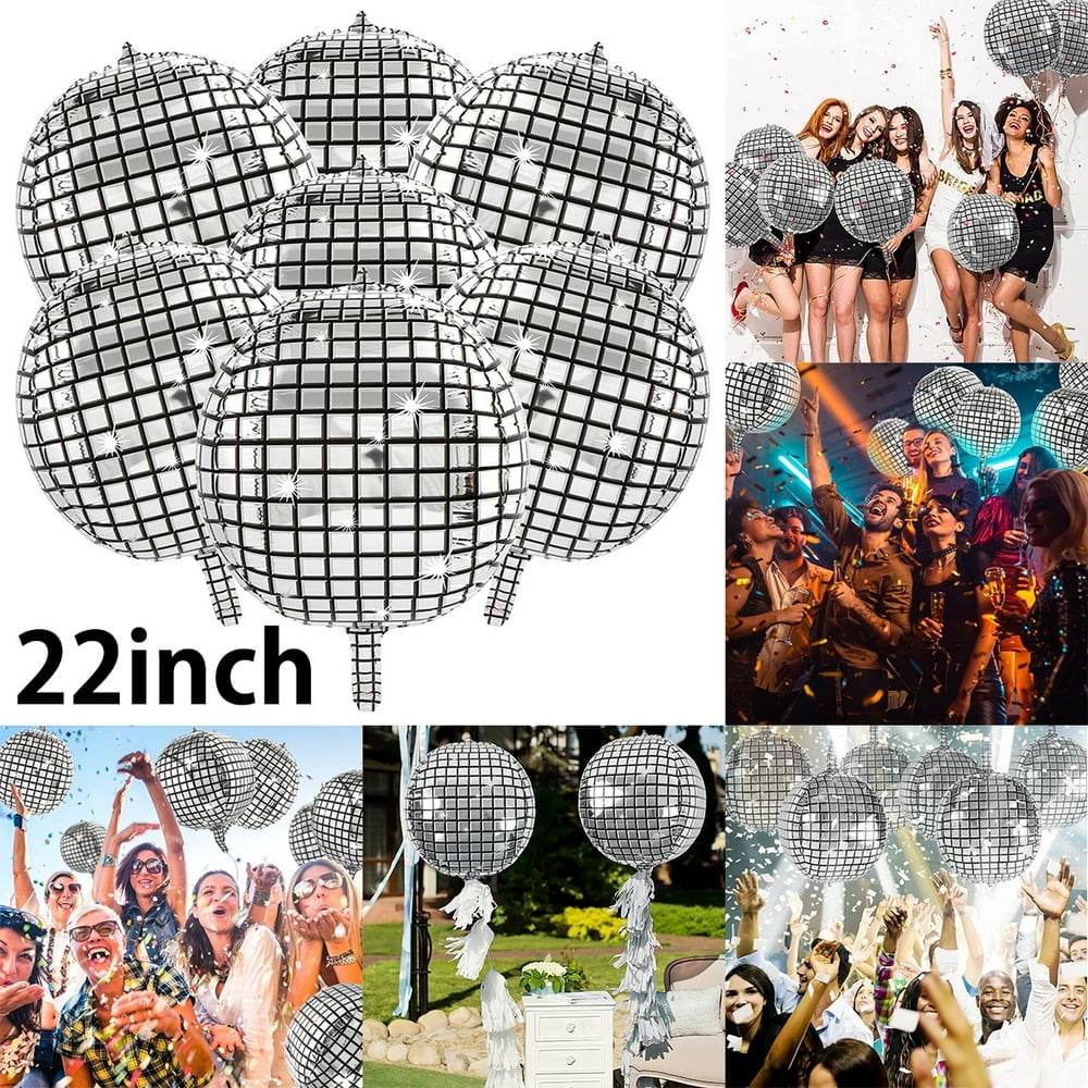Click here for Ousitaid Disco Ball Balloons 6 Pack 22 Inch 4d Lar... prices