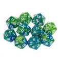 10pcs 20 Sided Dice D20 Polyhedral Dice for and Dragons Game Role ...