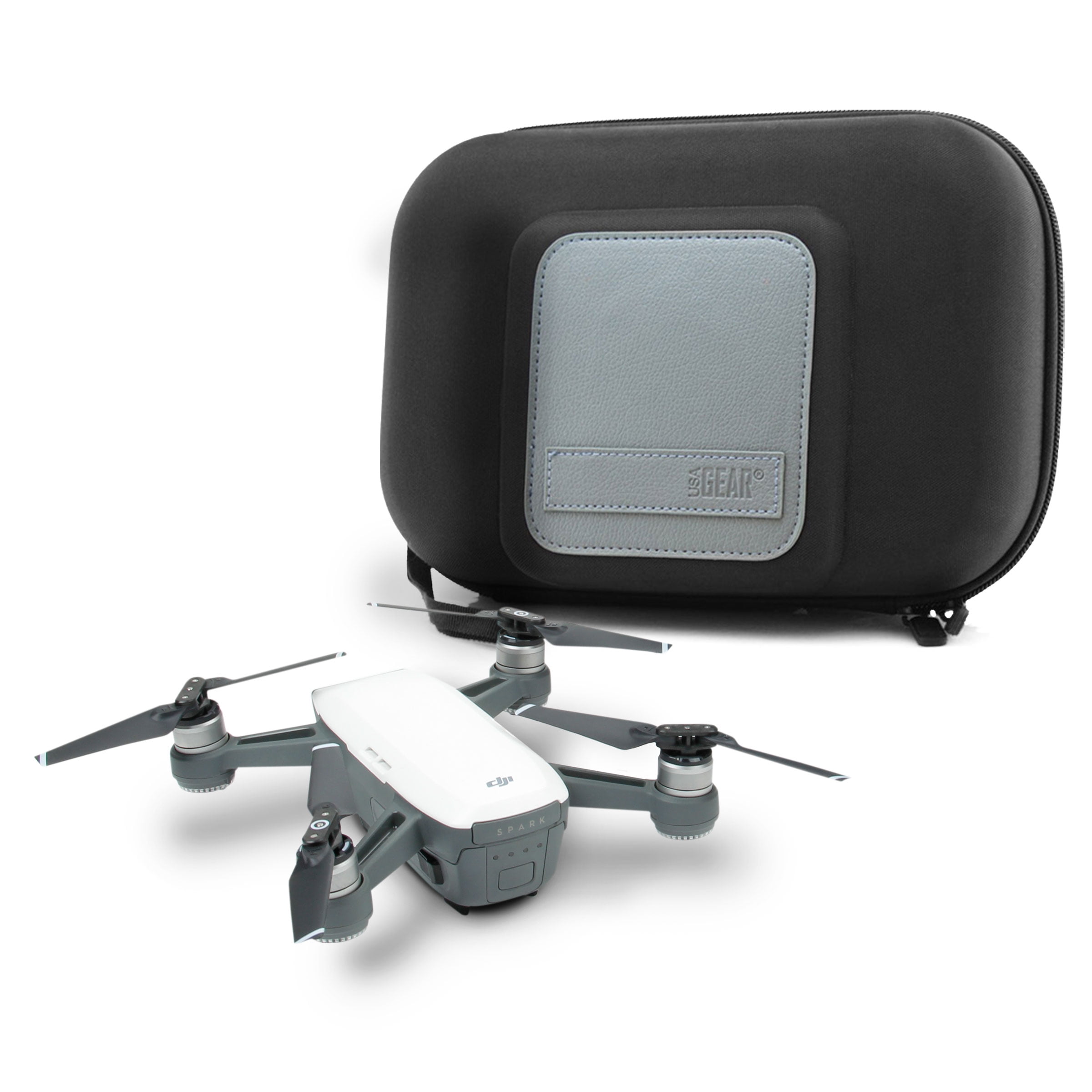 Usa Gear Hard Drone Carrying Case Compatible With Dji Spark Mini Mavic Air And Ryze Tello