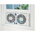 Holmes Dual Blade Window Fan with Comfort Control Thermostat (HAWF2041 ...