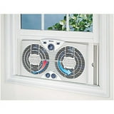 Holmes Dual Blade Window Fan with Comfort Control Thermostat (HAWF2041 ...