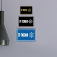 Classic Framed IT Room Sign (Black Gold) - Large - Walmart.com