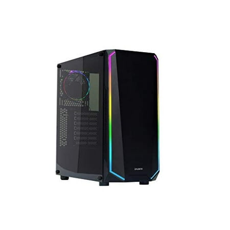 Zalman K1 ATX Mid Tower Gaming PC Case, Spectrum RGB Front Panel ...
