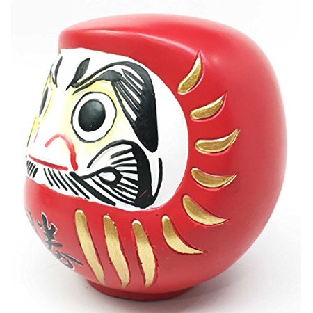 Japanese Traditional Zen Buddhism Daruma Dharma Doll Figurine Good Luck ...