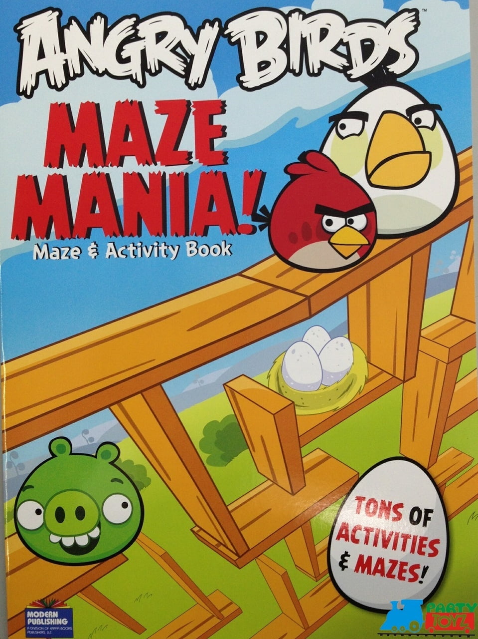 Angry Birds 96P Giant Coloring, Maze, and Activity Book - Maze Mania ...