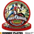 Power Ranger Party Supplies Plates Decorations Birthday Cake Topper ...