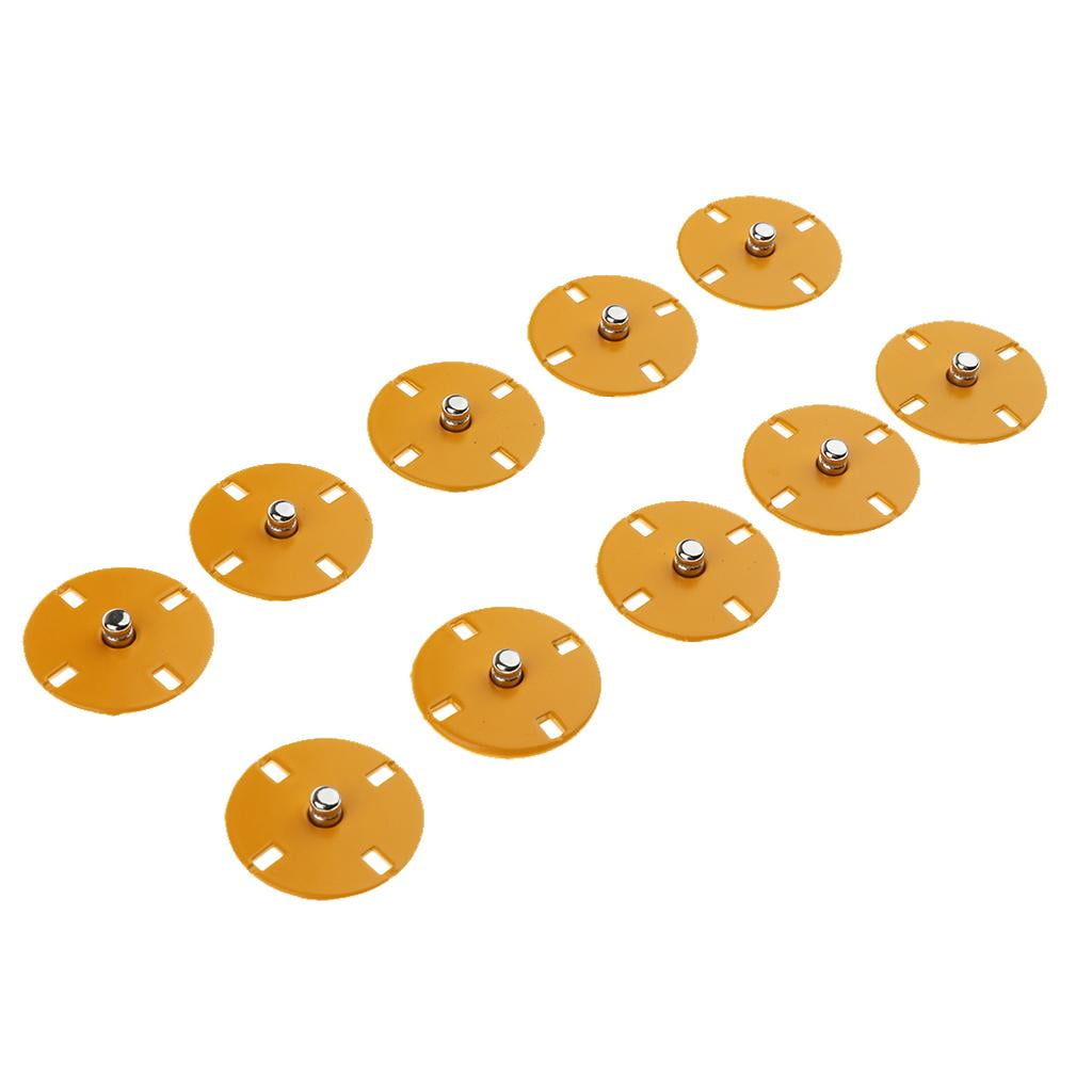 5 Sets Metal Round Sew on Press Stud Snap Fasteners Buttons for Sewing ...