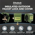 Fozlock Spigot Water Shut Valve Outdoor Hose Bibb Faucet Lock and ...
