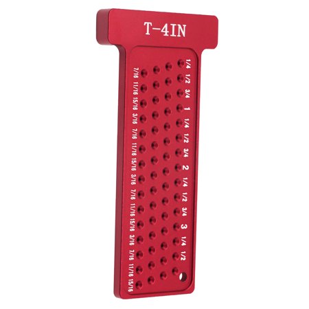 Hole Scribing T Type Ruler, Rust Anodized Wear Hole Ruler Scribing ...