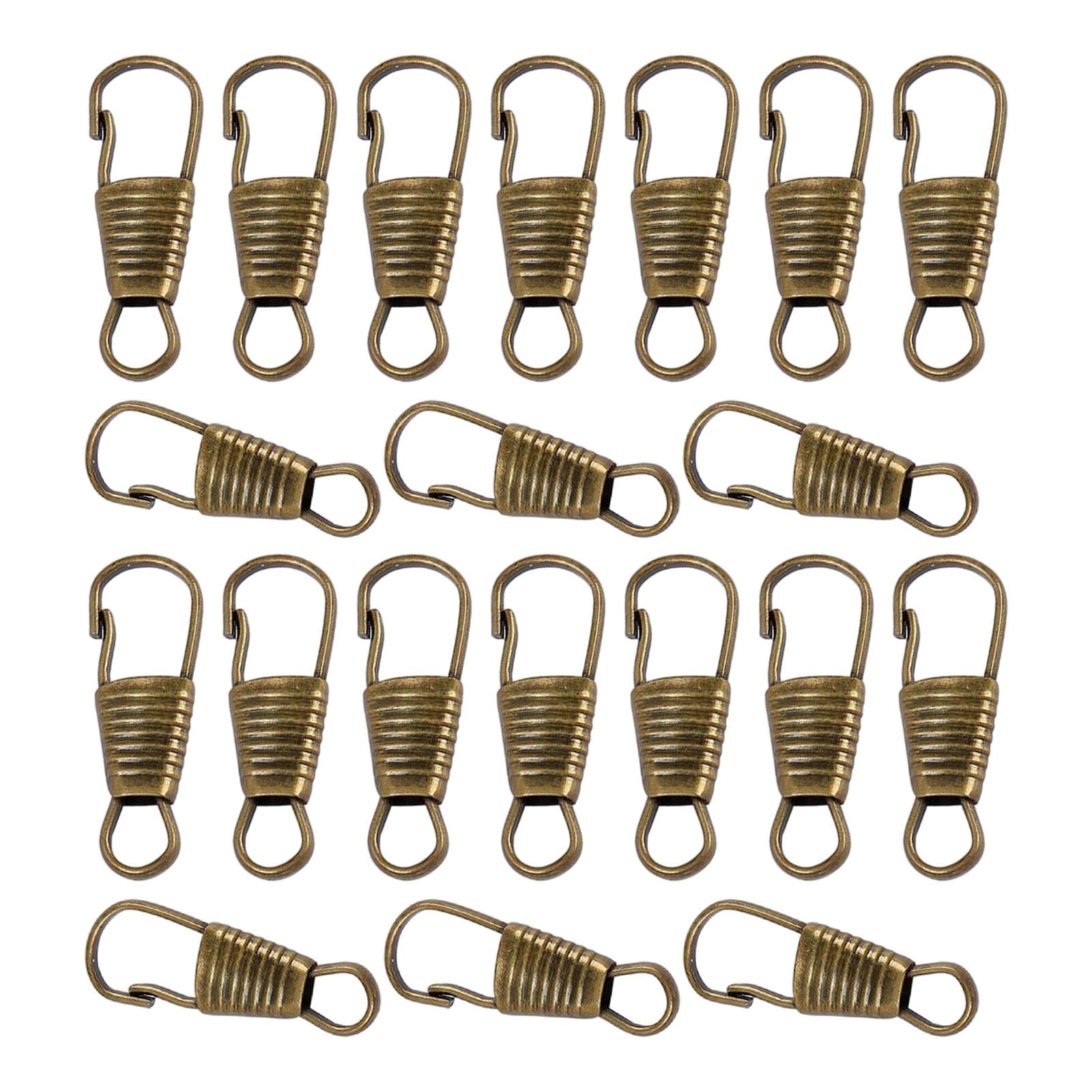 20 Pieces Zipper Puller , Spring Detachable Universal Zipper Copper ...