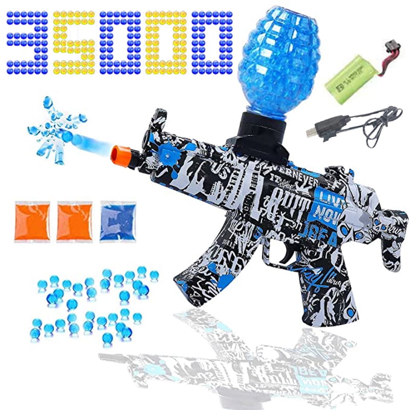 Buy Gel Balls Blaster Splatter Ball with 35000 Eco-Friendly Water Beads ...