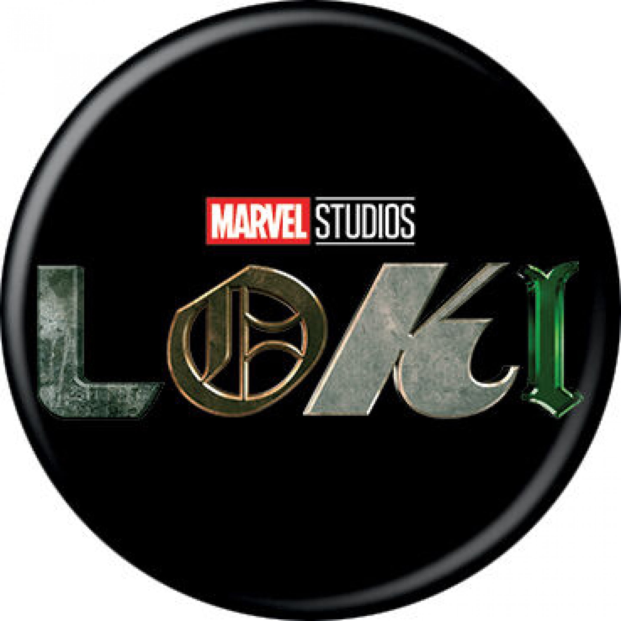 Marvel Studios Loki Series Title Card Logo Button - Walmart.com