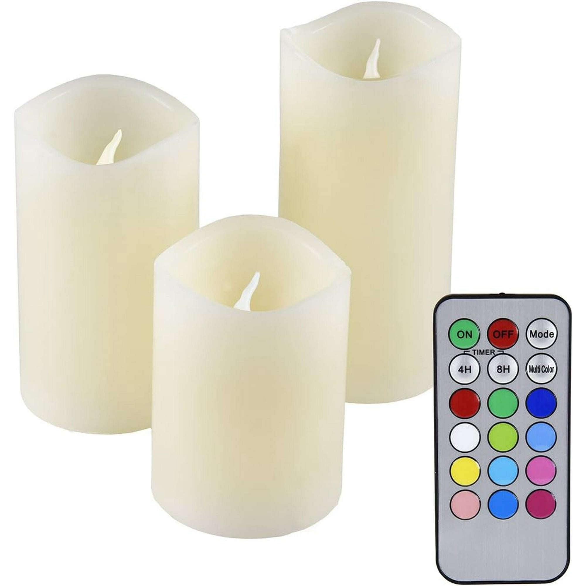 Click here for Dutchman Ivory Plastic Shell Flameless Candles  Ba... prices
