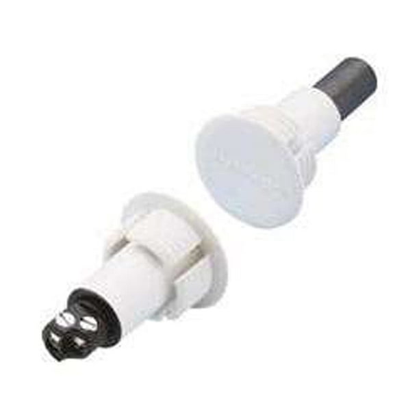 Honeywell Ademco 947-75WH 3/4" Wide Gap Steel Door Recessed Contact ...