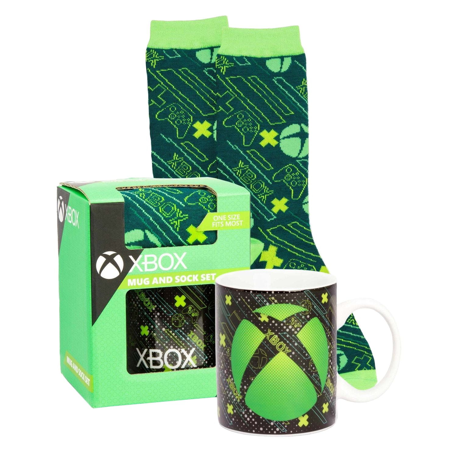 Click here for Xbox Boys/Girls Logo Mug And Sock Set One Size prices