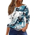3/4 Sleeve Tops for Women 2026 Summer Fashion Crew Neck Cute Tunic Tops ...