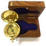 Nautical Brass Push Button Compass Marine Pocket Compass - Walmart.ca