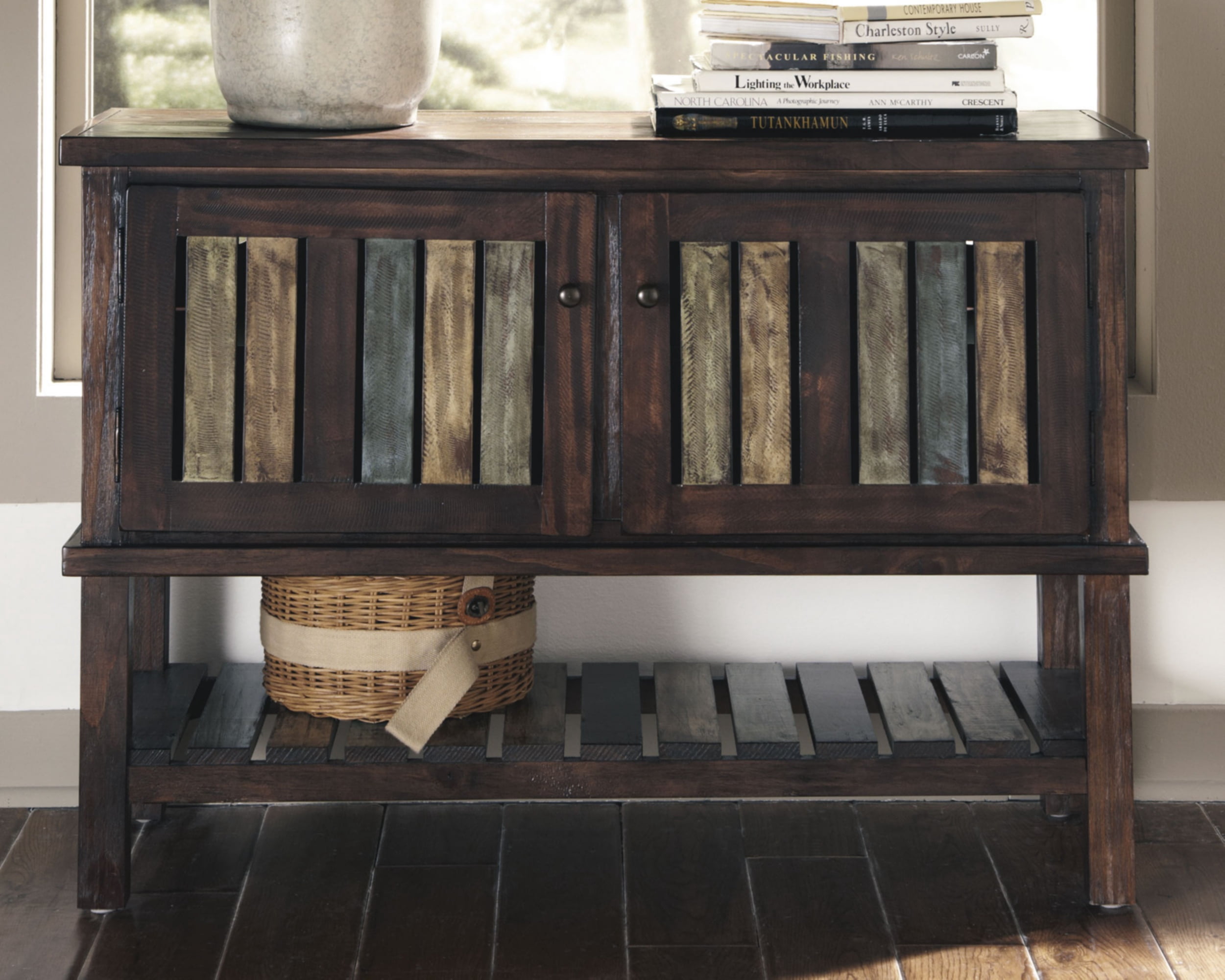 Mestler Sofa Table By Ashley Furniture | Cabinets Matttroy