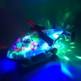 Transparent Gear Aircraft Toy Helicopter Toy with Colorful Light Moving ...