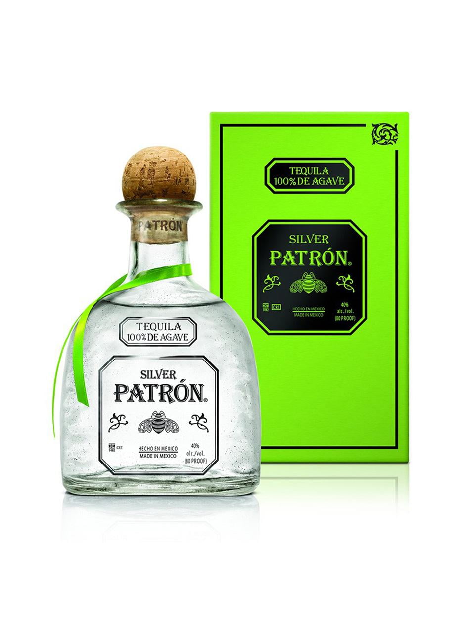 Pack de 12 Tequila Patrón Roca Silver 750 ml Patrón Roca Silver ...