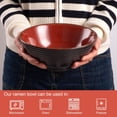 Ceramic Japanese Ramen Bowl Set, 2 Sets Asian Pho Udon Soup Noodle ...