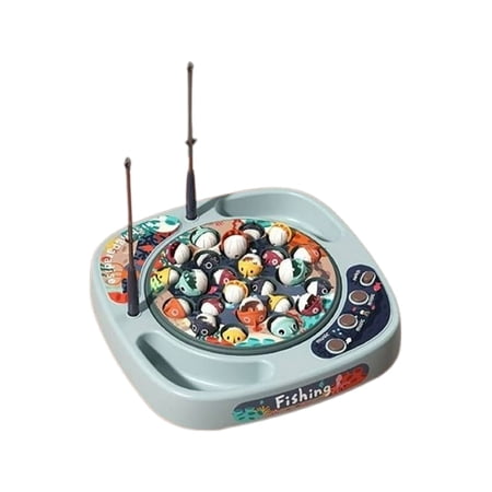 Tradeopia 24-Piece Rotating Fishing Game – Fun & Engaging Fishing Toy ...