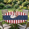 American Flag Round Fitted Tablecloth with Elastic 48" Tables ...