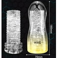 G Spot Transparant Male Masturbator Cup Manual Reusable Handheld Male
