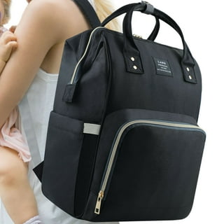 Bananafish Studios Black and Grey Colorblock Backpack Diaper Bag ...