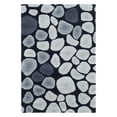 SAFAVIEH Soho Stones Accent Wool Runner Rug, Grey/Ivory, 2'6" x 8 ...