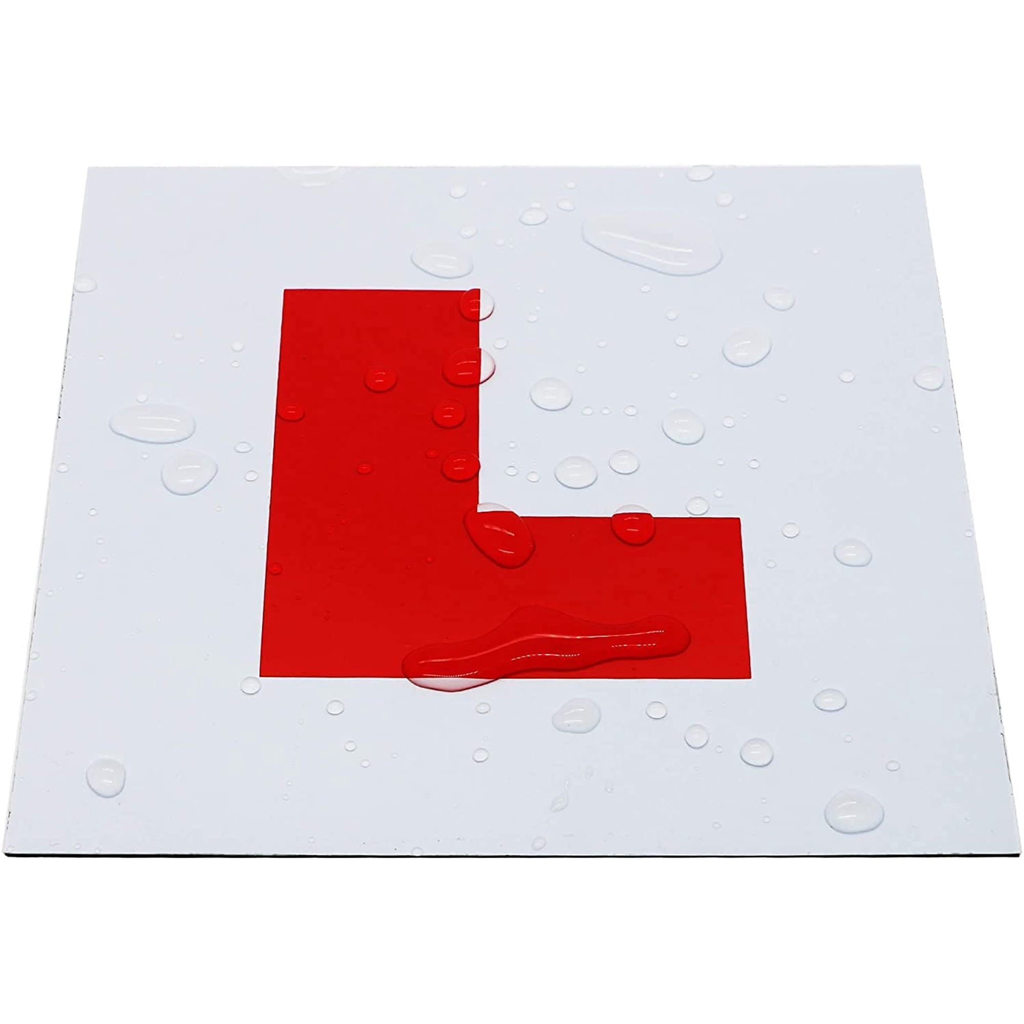 License Plates Letters 2 Pack For Learner Drivers - Easy On & Off, No ...