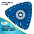 U.S. Pool Supply - Flexible Triangular Pool Vacuum Cleaner Head with ...