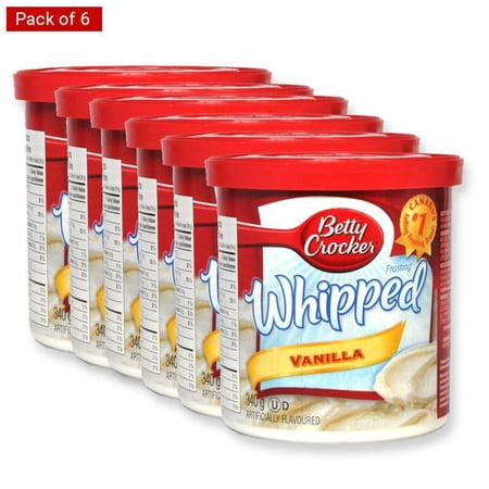 Betty Crocker Whipped Vanilla Frosting 340g Per Pack - 6 Packs - Walmart.ca