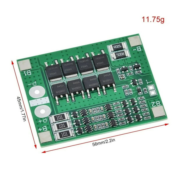 Protección de batería con placa de litio 3S 25A Li-ion 18650 BMS PCM Balance | Walmart en línea