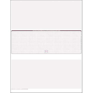 Compuchecks 250 High security Blank Check Top - Brown Mazed - Computer ...