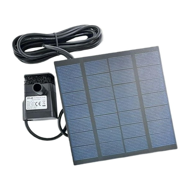 GROWTH TANK DIY Solar Water Pump Kit DIY Water Feature with 4 Nozzles ...