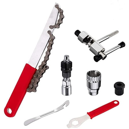YERDGARY Bike Repair Tool Kit, Bike Chain Tool Kit with Chain Whip ...