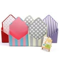 UDIYO Romantic Envelope Stripe Flower Bouquet Paper Packing Box Holder ...