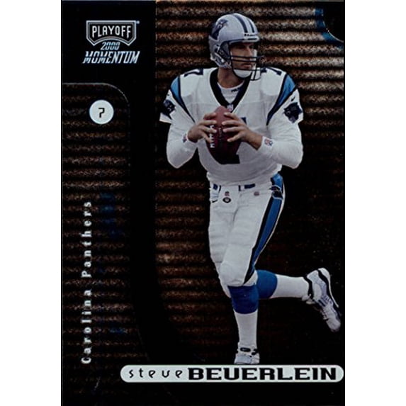 2000 Playoff Momentum #13 Steve Beuerlein NFL Football Trading Card ...