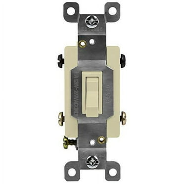 Faith 3 Way Toggle Switch White Residential Grade Standard Wall ...