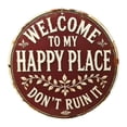 AuroraX Hanging Wooden Garden Sign Wooden Outdoor Garden Sign Rustic ...